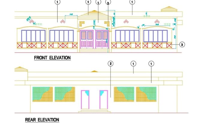Redraw architectural drawing and 2d floor plan in autocad by Ali4263 ...