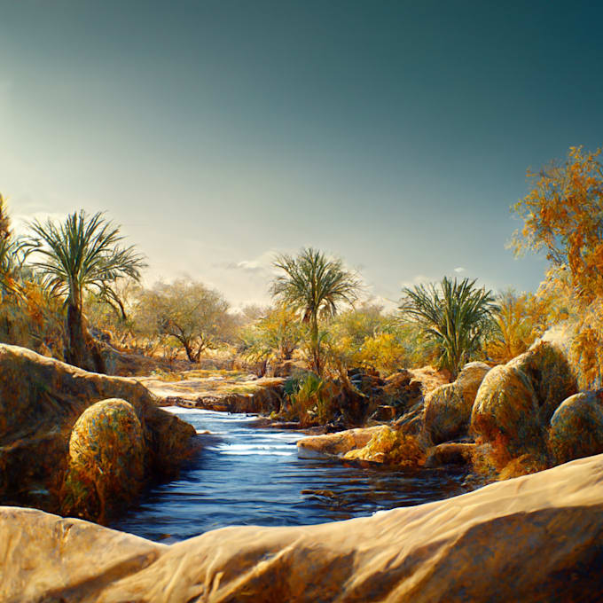 Draw beautiful landscape backgrounds by Poolapoo | Fiverr