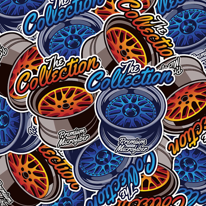 Make enamel pin and stickers design by Mohalldi | Fiverr