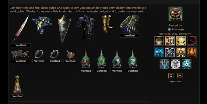 Create a path of exile build for you by Adrijanpoe | Fiverr