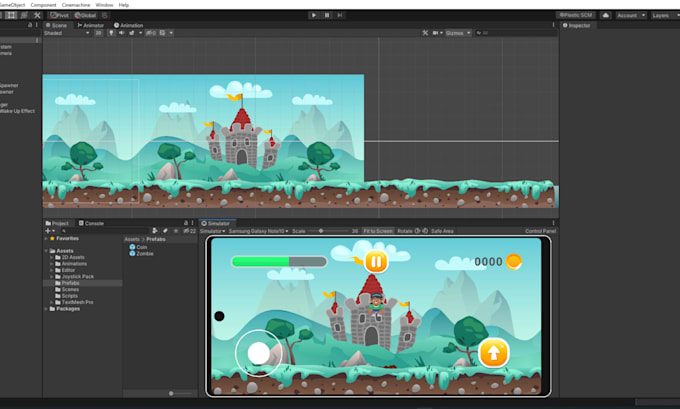 Develop 2d games for mobile, pc and web in unity by Foxterdev | Fiverr