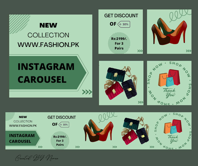 Design professional carousel post for social media within 24 hours by ...