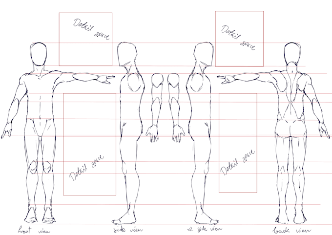 Create reference sheets for 3d modelling of your character by ...
