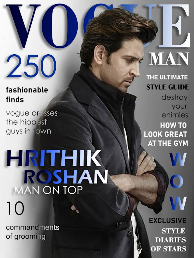 Make a professional magazine cover for you by Vansharora819 | Fiverr