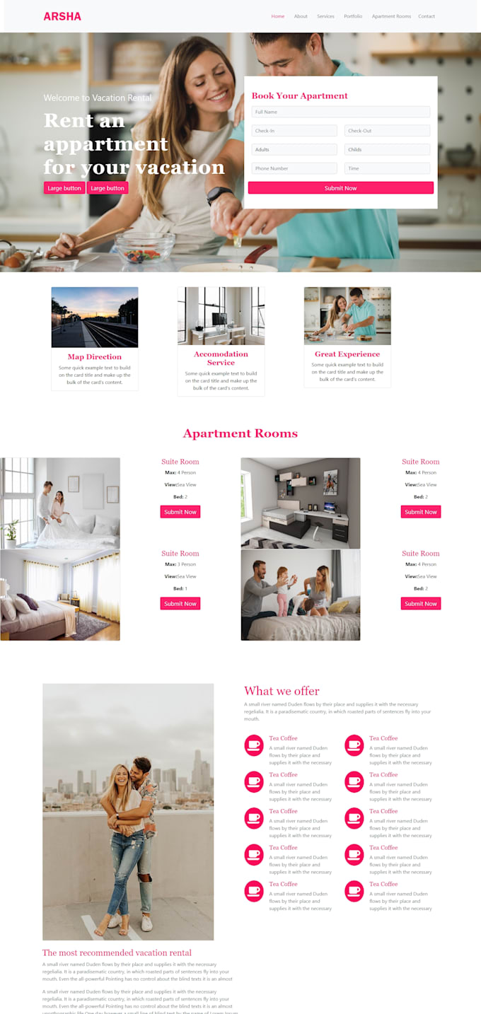 Be Your Frontend Developer Using Html Css Bootstrap 5 Js By