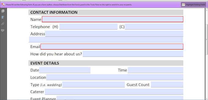 Create dynamic fillable pdf forms by Acalhoun | Fiverr