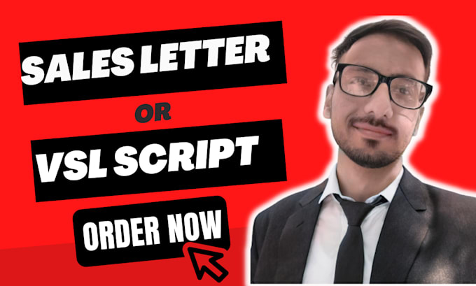 Write vsl script, sales letter or sales copy for you by Ubaid_writes ...