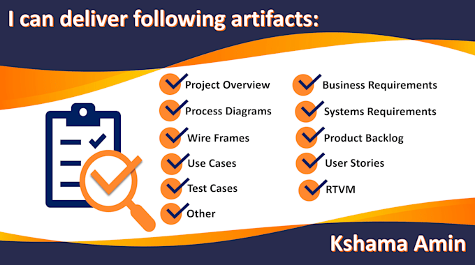 Create quality artifacts as a business analyst by Ksh2477 | Fiverr