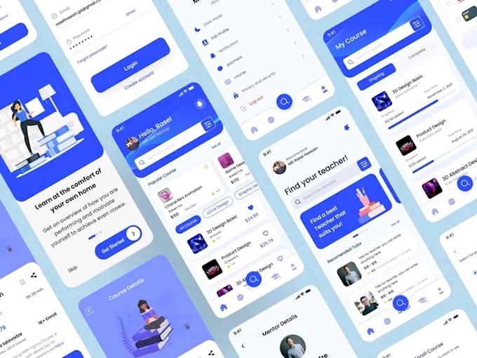 Do ui ux design, website, dashboard, mobile app ui ux design by Ayoade14 | Fiverr