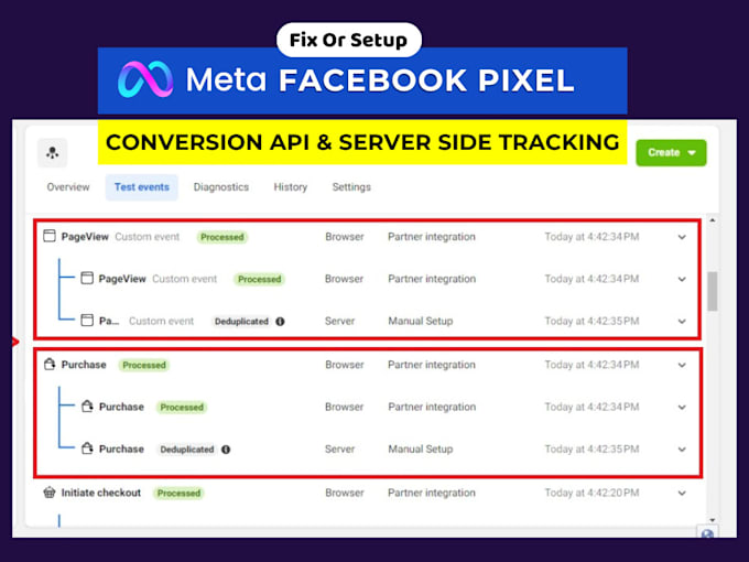 Setup facebook conversion api server side tracking with ga4 google tag ...