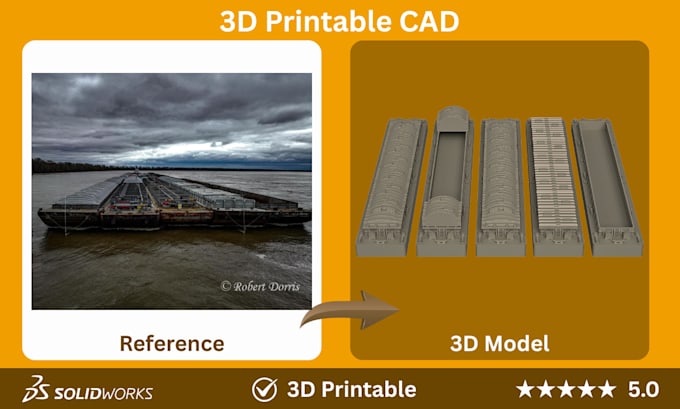 Create professional and printable cad models by Sark_415 | Fiverr