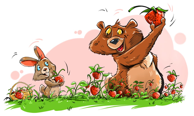 Illustrate childrens books, cartoon books, childrens stories by ...