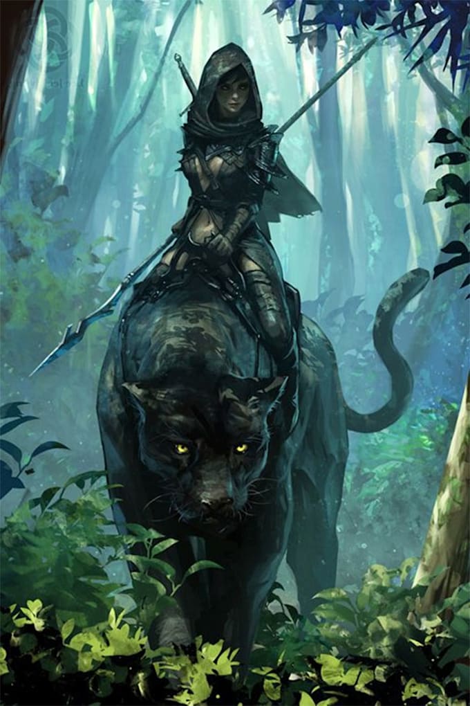 Draw dnd character art and dnd character art by Amda54 | Fiverr