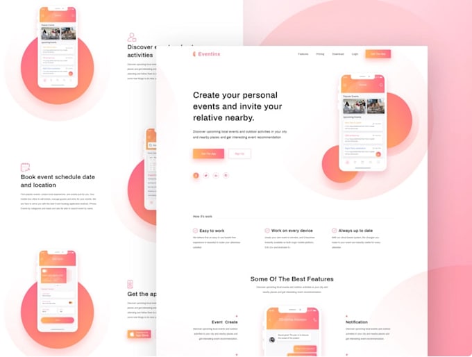 Design professional app landing page and website by Alob_design | Fiverr