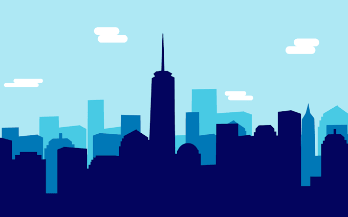 Create skyline art of your city by Yeasir_m2 | Fiverr