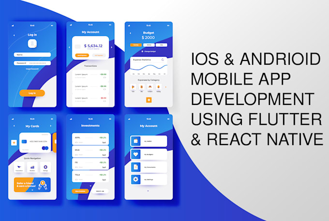 Develop complete mobile applications using flutter for both android and ...