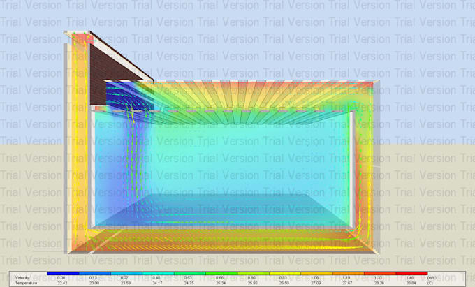 Do internal cfd simulation in designbuilder for architecture model by ...