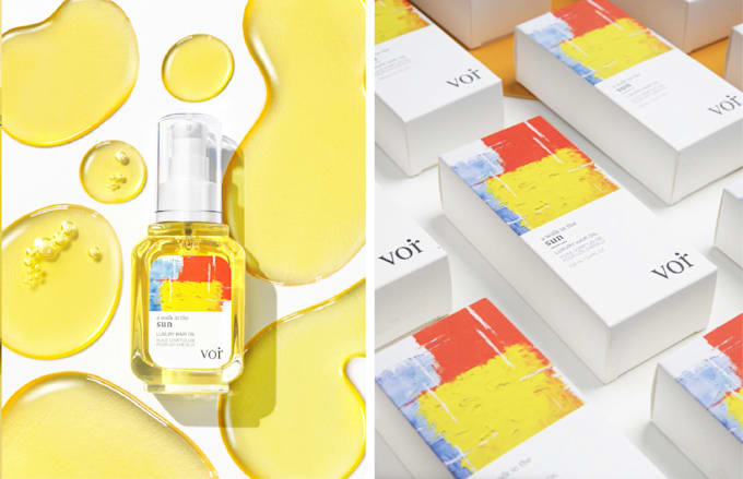 Create a unique eye catching artistic clean premium packaging design ...