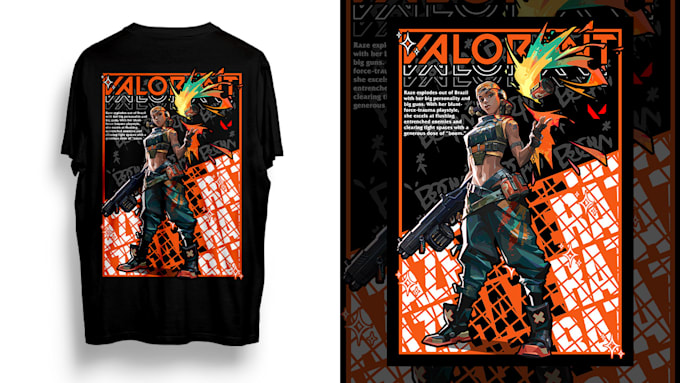 Design game streetwear t shirt by Nbimaxx | Fiverr