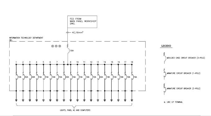 Draw electrical sld and electrical schematic by Faraz_al | Fiverr
