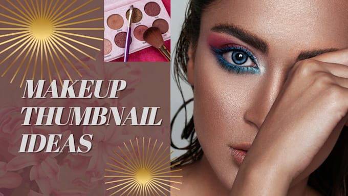 Design an attractive makeup thumbnail by Usmasam | Fiverr