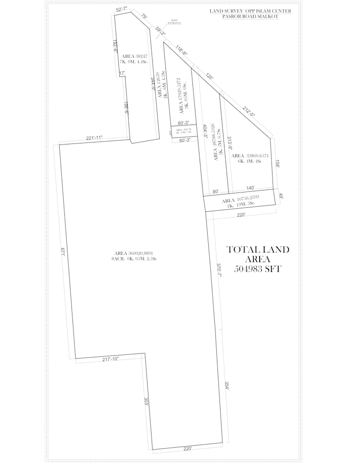 Design 2d drawing of your plot by Saeedmughal994 | Fiverr
