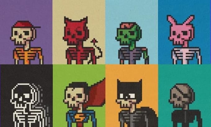 Create a pixel collectibles for nft collections by Otsmanetwork | Fiverr