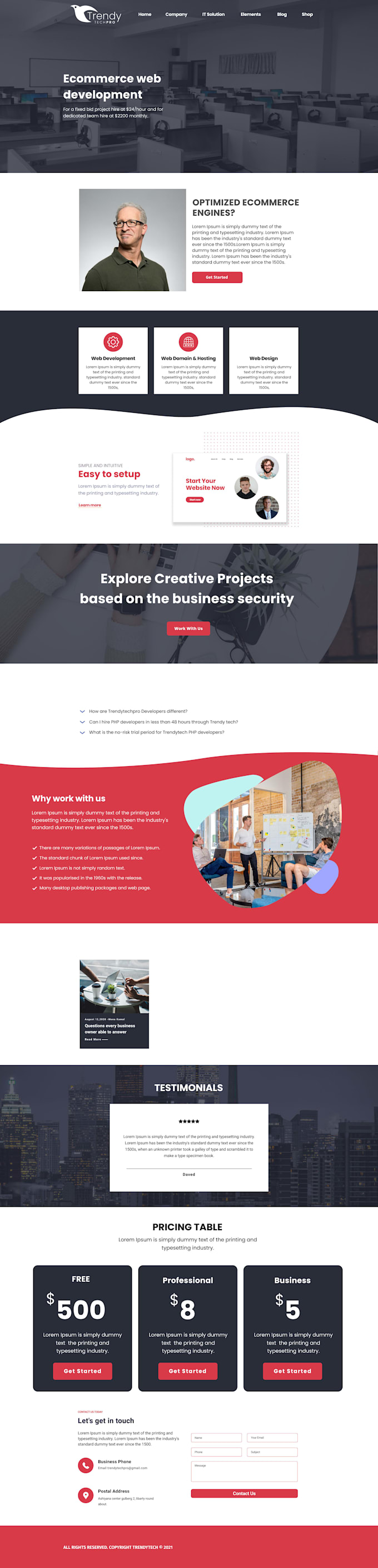 Create a professional website for you by Adeelhaider532 | Fiverr
