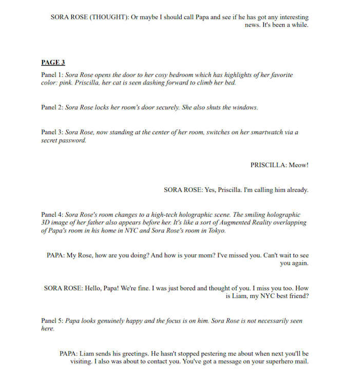 Write your comic book script for you by Franklin_pelumi | Fiverr