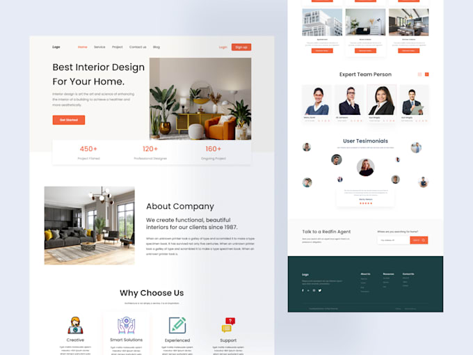 Do modern ui ux design for landing pages and website by Mahmudului111 ...