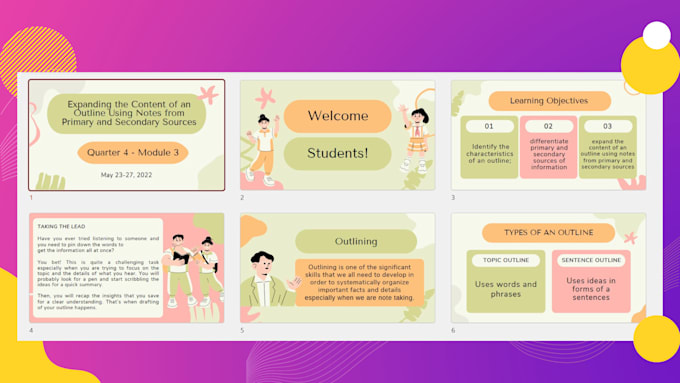 Create minimalistic, professional and visual appealing powerpoint ...