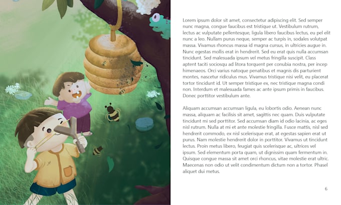 Draw children storybook illustrations by Delwyn_inart | Fiverr