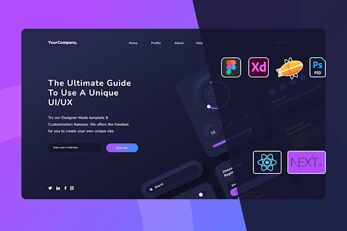 Convert figma designs to stunning reactjs nextjs as react or nextjs ...