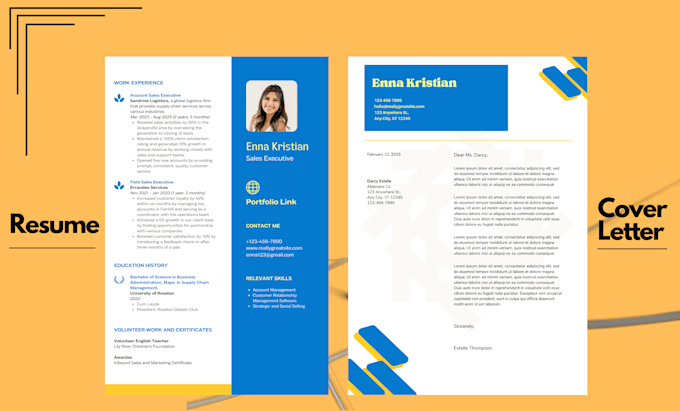 Create attractive cv, resume and cover letter by Mahrukhahmad456 | Fiverr