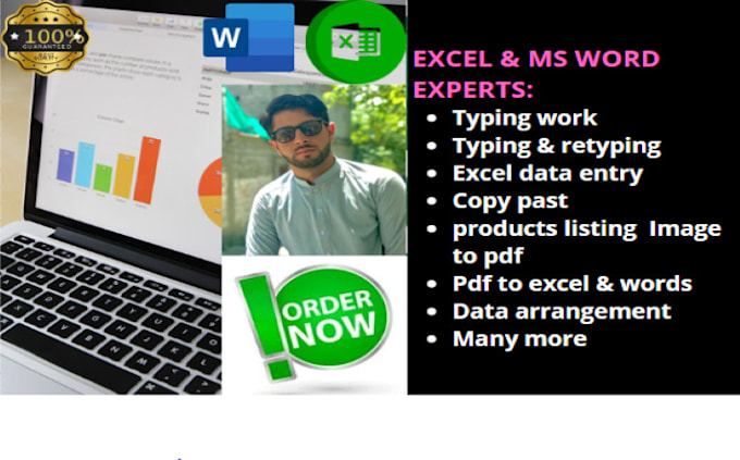 Typing copying paste data entry, excel and word in 1 day by Mati555 | Fiverr