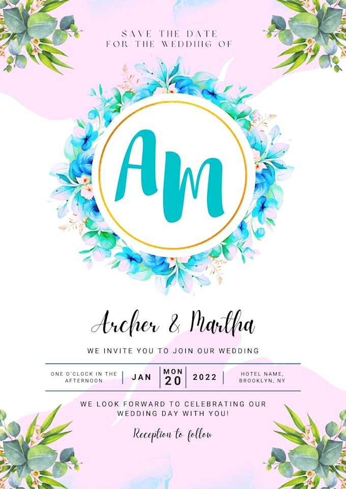 Create unique professional invitation design by Ravishaperera95 | Fiverr