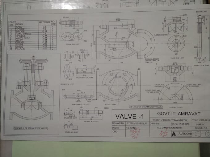 Autocad 2d 3d and drafting solidwork by Syedmushfique | Fiverr