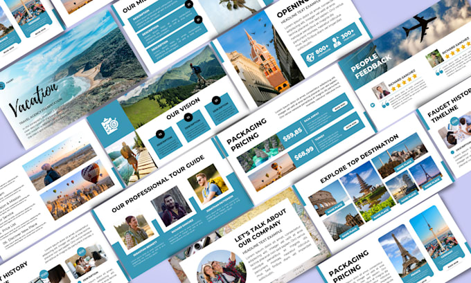 Create modern powerpoint or canva slides by Hadeedyounas | Fiverr