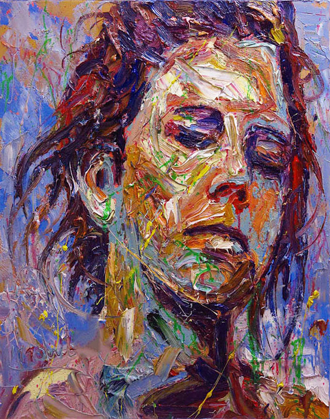 Draw digital abstract art illustrations by Mournhor | Fiverr