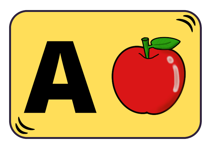 Create children worksheets and flash cards in a colorful way by ...
