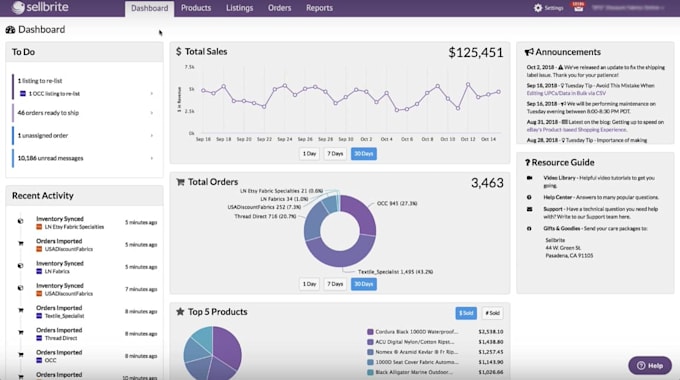 Setup sellbrite and push listings to ebay, amazon, walmart by Ayazecom | Fiverr