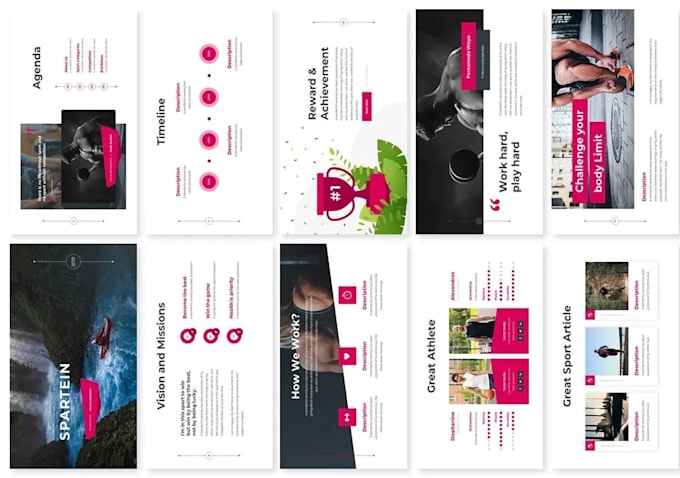 Professional presentation design templates high resolution by ...