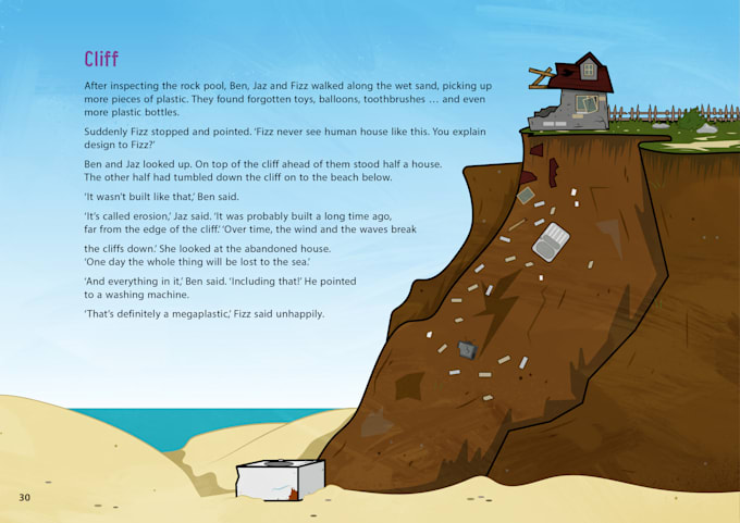 Childrens book illustration bold cartoon style by Atomboyuk | Fiverr