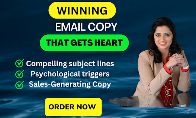 Copywrite email for sales email sequence and email marketing by Annie ...