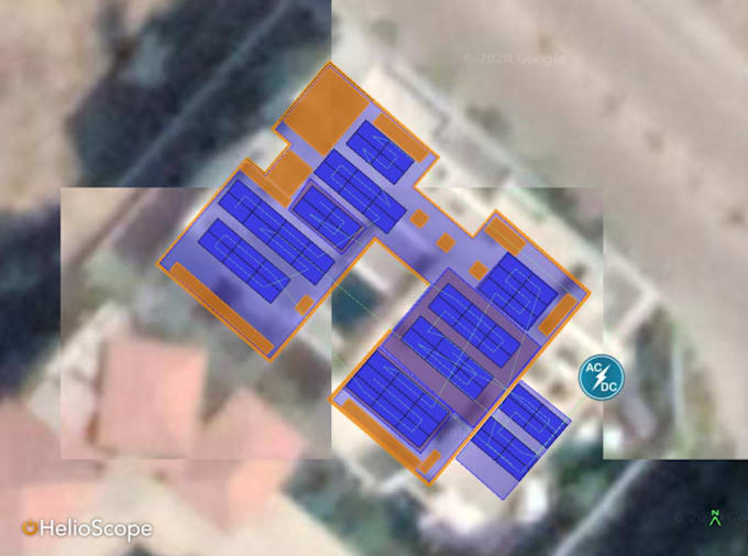 Design solar pv system with sketchup by Muzaffarhuss390 | Fiverr