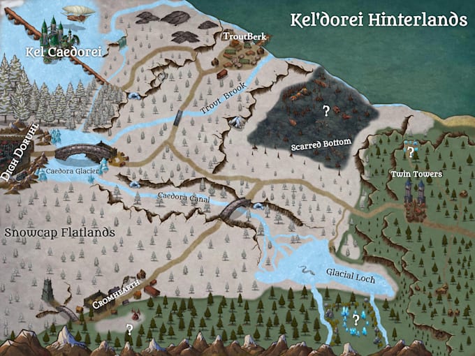 Create a regional map for your dnd campaign or fantasy world by ...