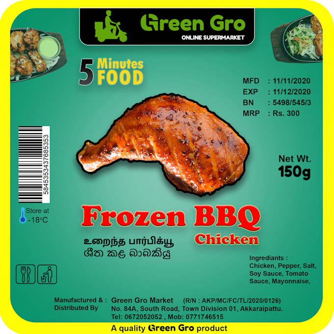 Design professional market food label, packaging designs by ...