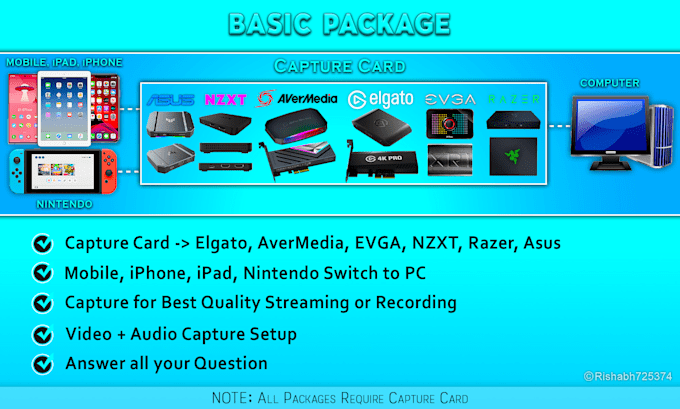 Setup any capture card for dual pc live streaming recording by ...