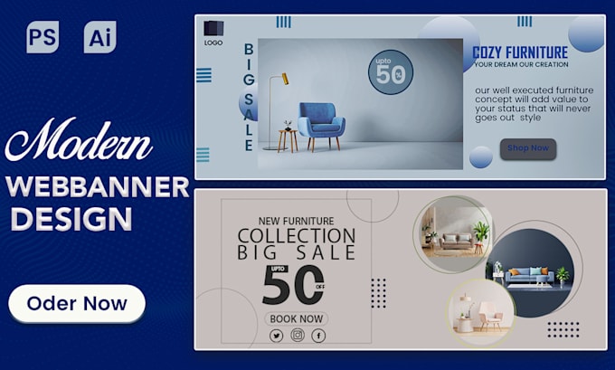 Design modern professional ui ux responsive web landing page and ...