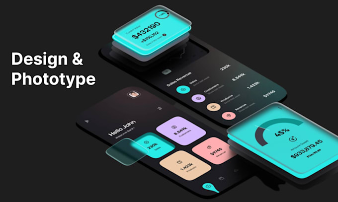 Design unique ui ux mobile app in figma and adobe xd by Rajasami257 ...